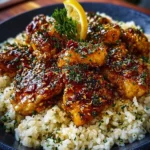 One-Pan Honey Butter Garlic Chicken & Rice
