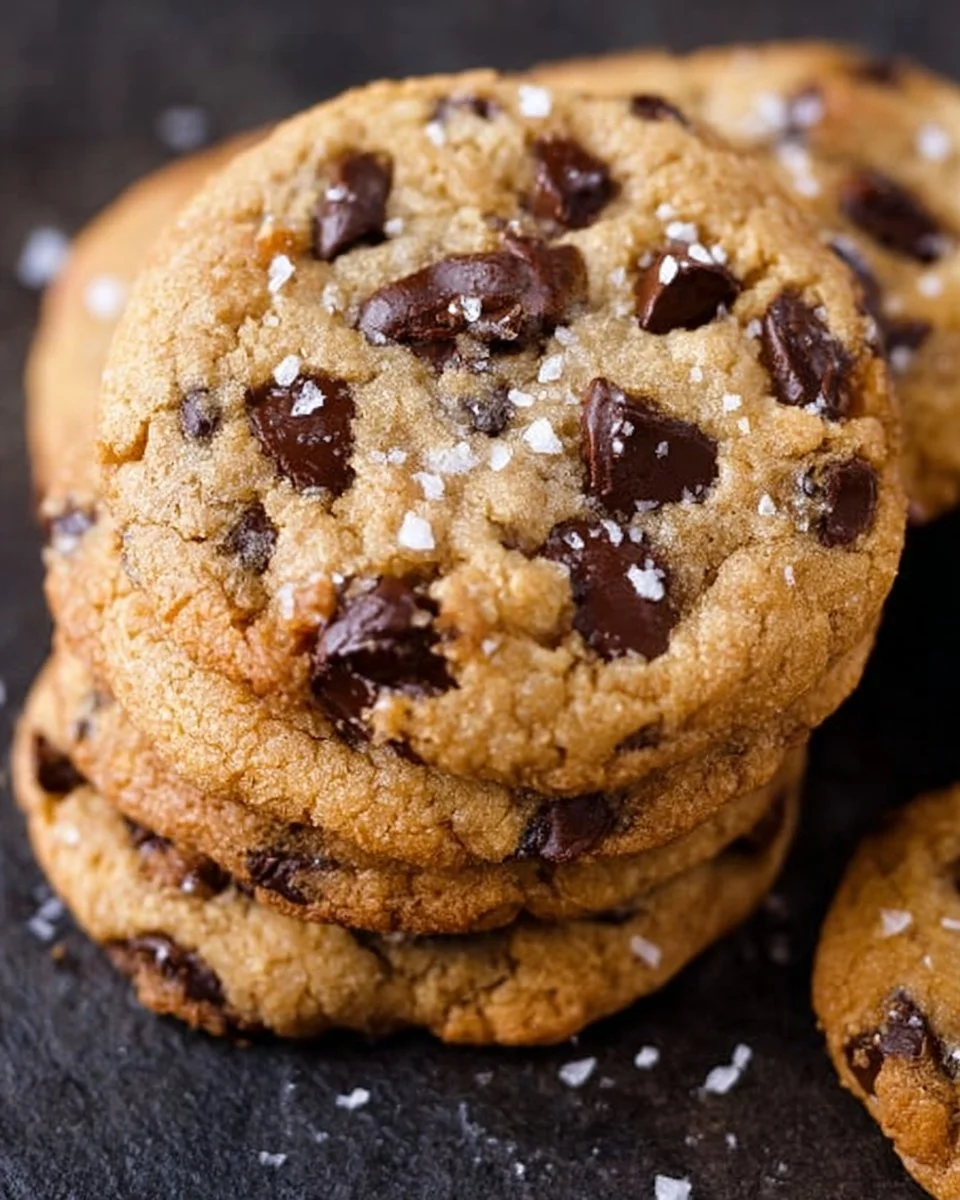 Salted Chocolate Chip Cookies